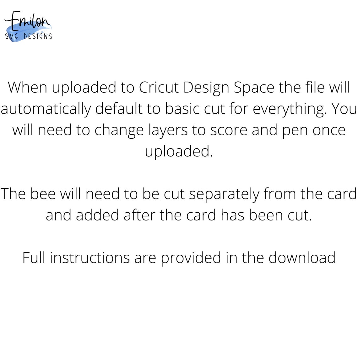 Hap-bee Birthday Insert Card SVG Cut File | Joy Compatible Insert Card ...