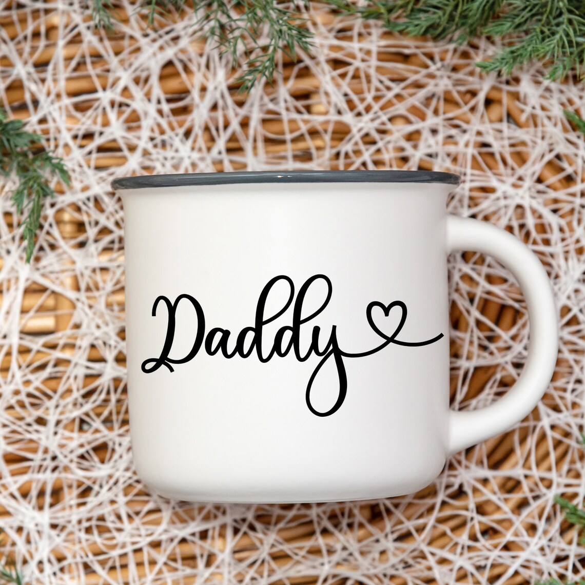 Daddy SVG Cut File for Cricut and Silhouette With Heart Detail, PNG ...