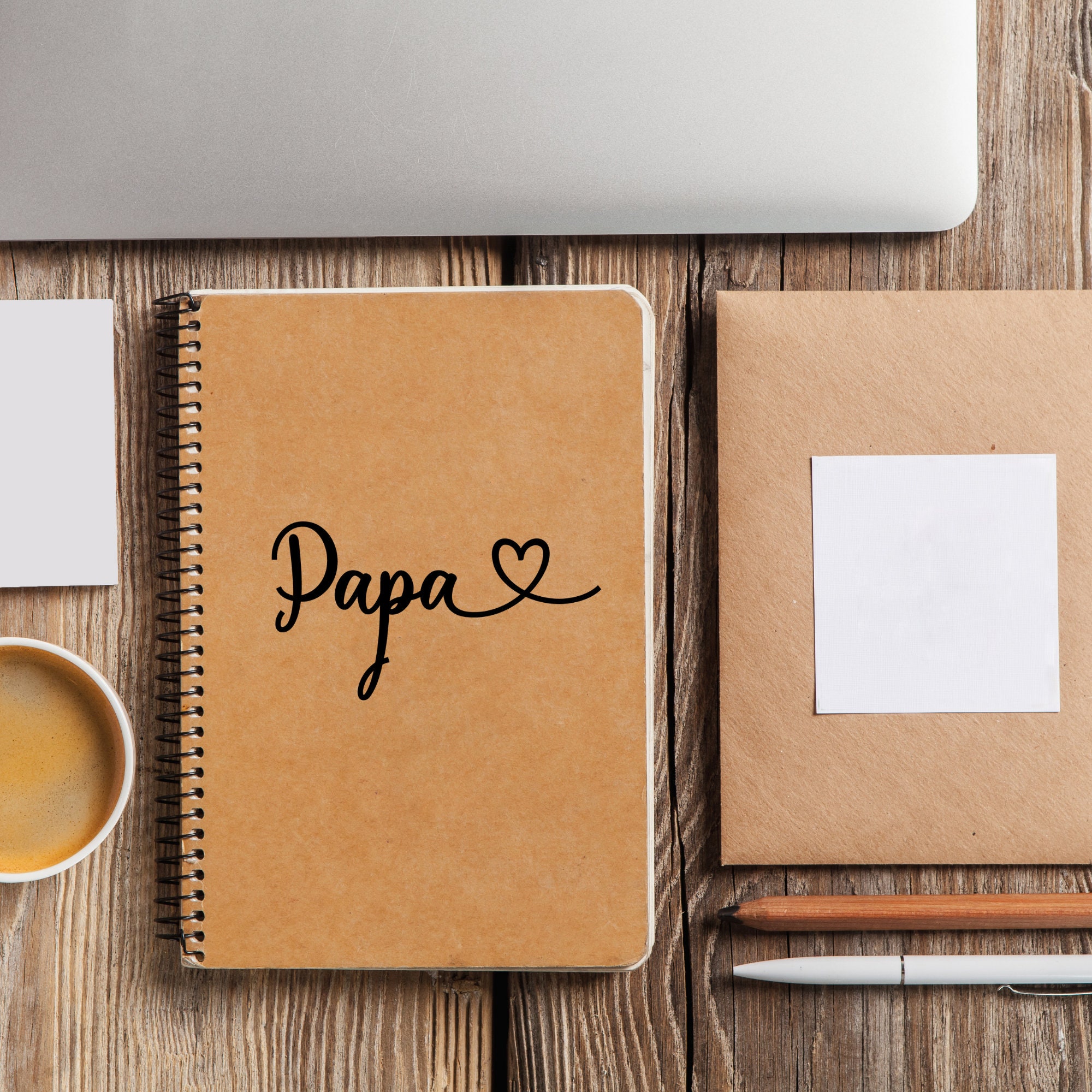 Papa SVG Cut File for Cricut and Silhouette With Heart Detail, PNG, EPS ...