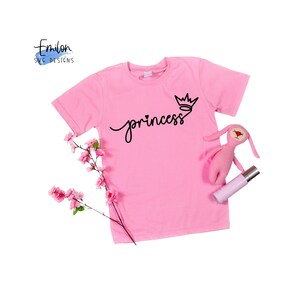 Princess Word SVG With Crown and Heart Cut File for Cricut and ...