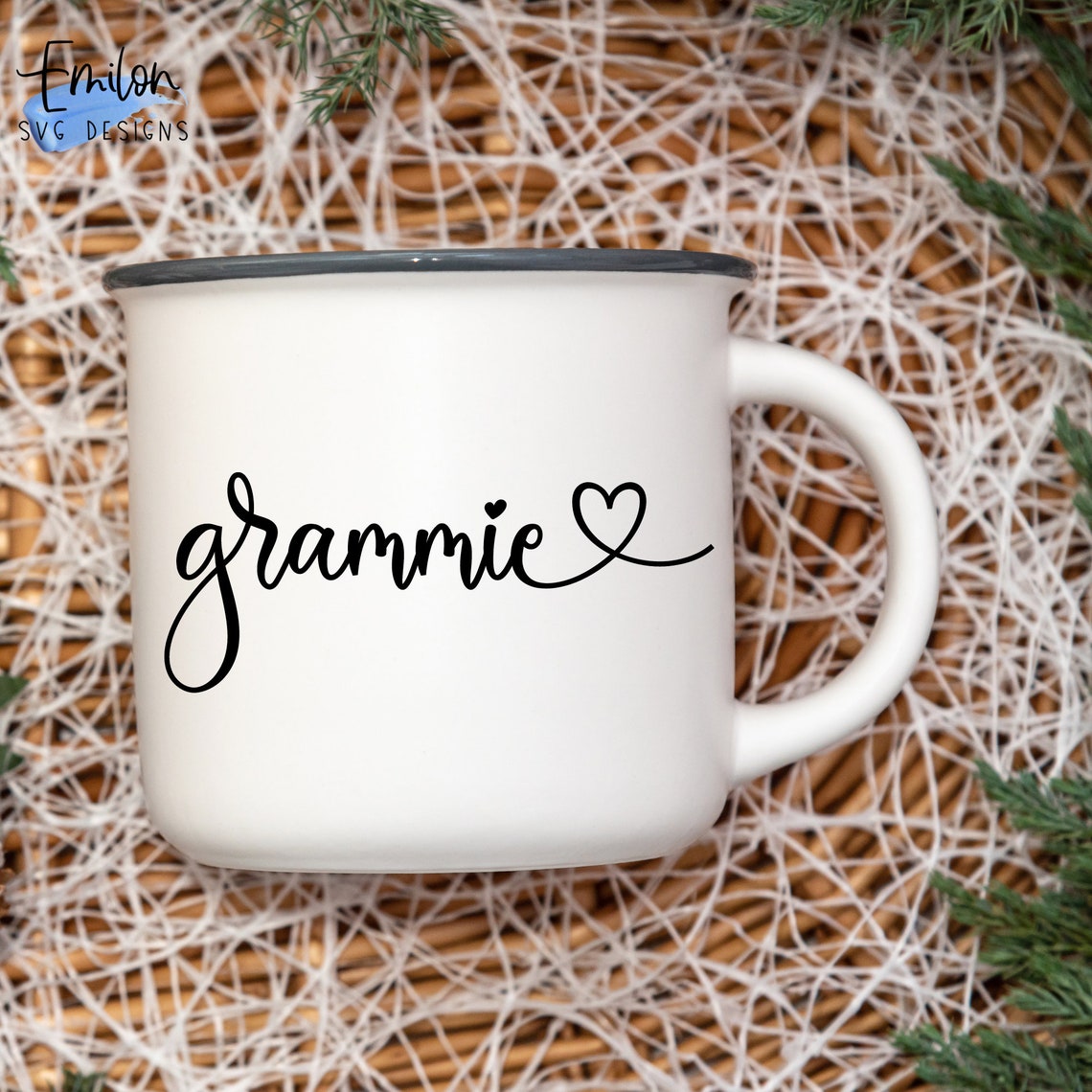 Grammie SVG Cut File for Cricut and Silhouette With Heart - Etsy