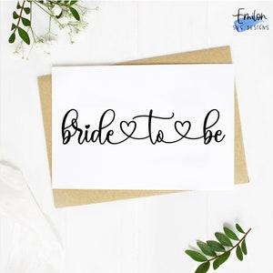 Bride to Be SVG Cut File With Heart Detail | Wedding SVG, PNG, Eps, Dxf ...