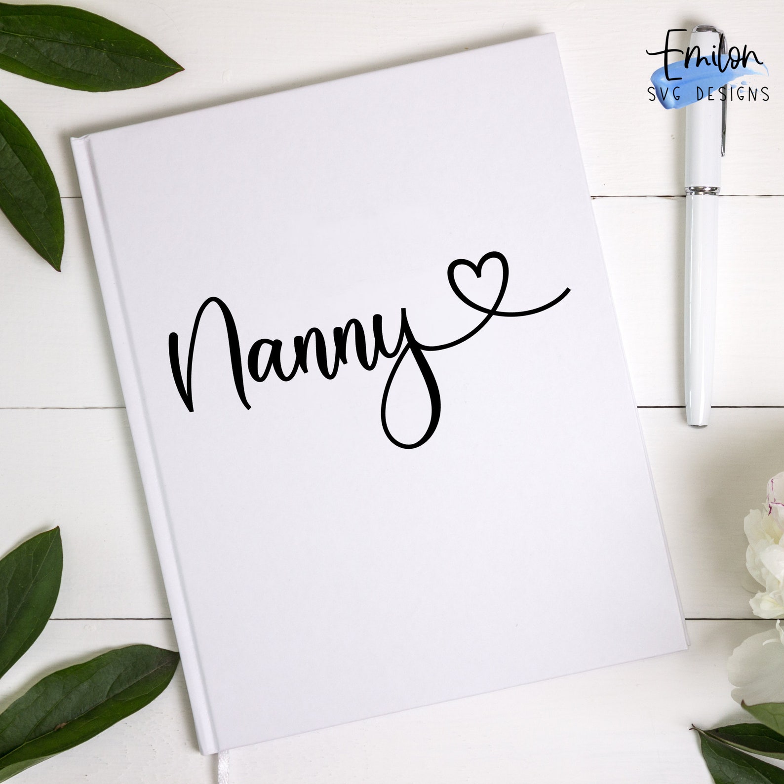Nanny SVG Cut File for Cricut and Silhouette With Heart - Etsy