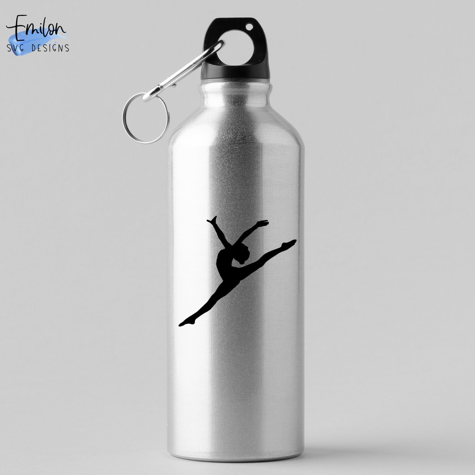 Gymnastics Leap SVG for Cricut and Silhouette | Rhythmic Gymnastics ...