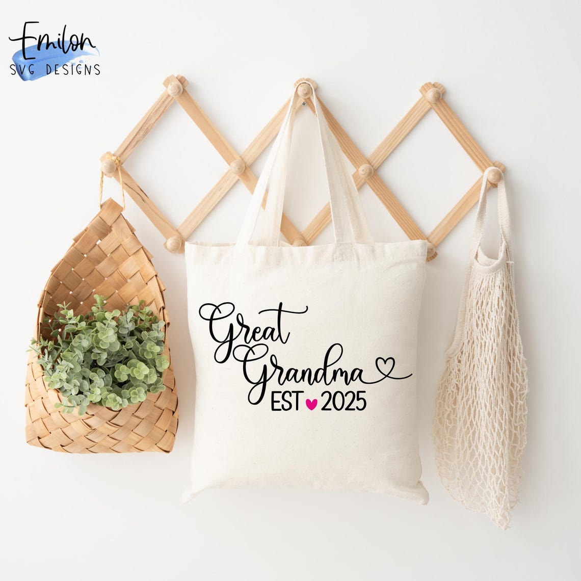 Great Grandma Est 2025 SVG Cut File for Cricut and Silhouette With ...