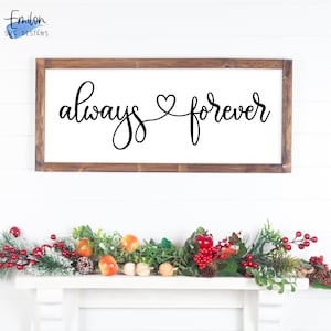 Always and Forever SVG Cut File for Cricut and Silhouette With Heart ...