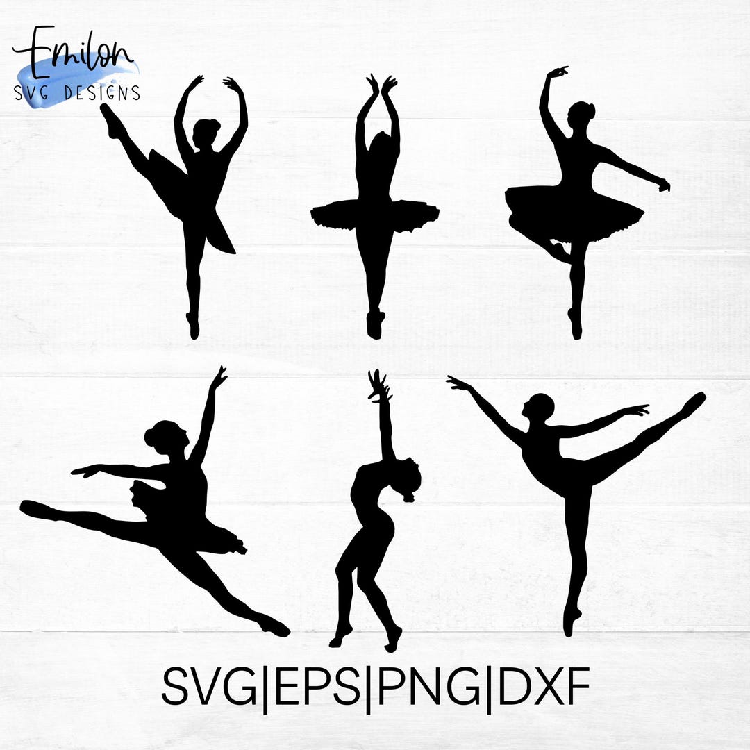Ballet SVG Dance Bundle, Cut Files for Cricut and Silhouette ...