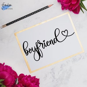 Boyfriend SVG Cut File for Cricut and Silhouette With Heart Detail, PNG ...