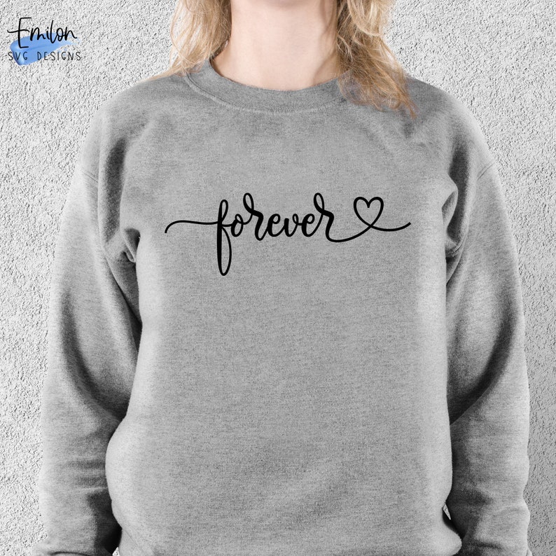 Forever SVG Cut File for Cricut and Silhouette With Heart - Etsy