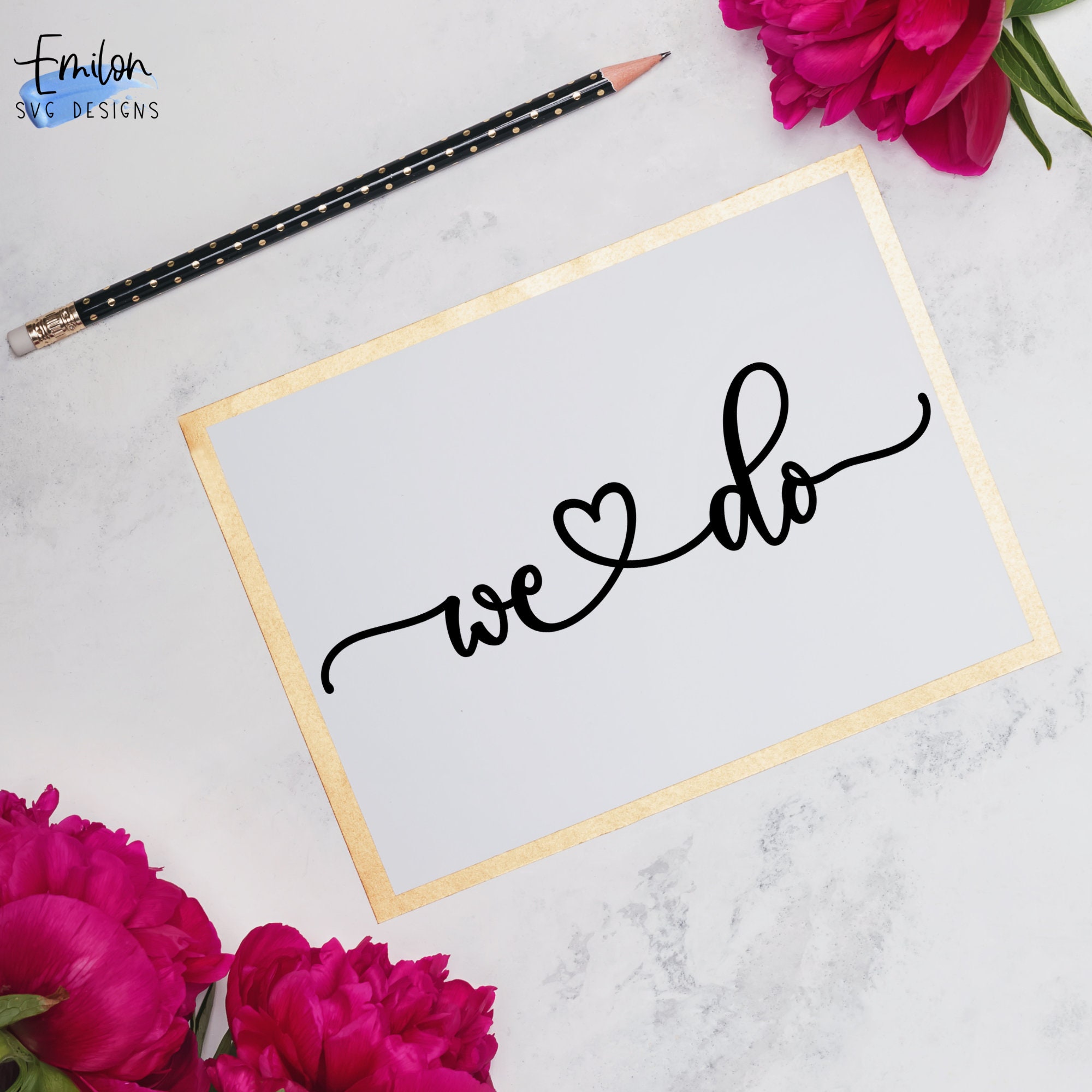 We Do SVG Cut File for Cricut and Silhouette With Heart Detail ...