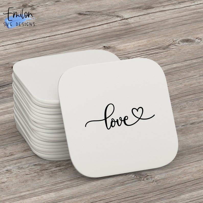 Love SVG Cut File for Cricut and Silhouette With Heart Detail ...