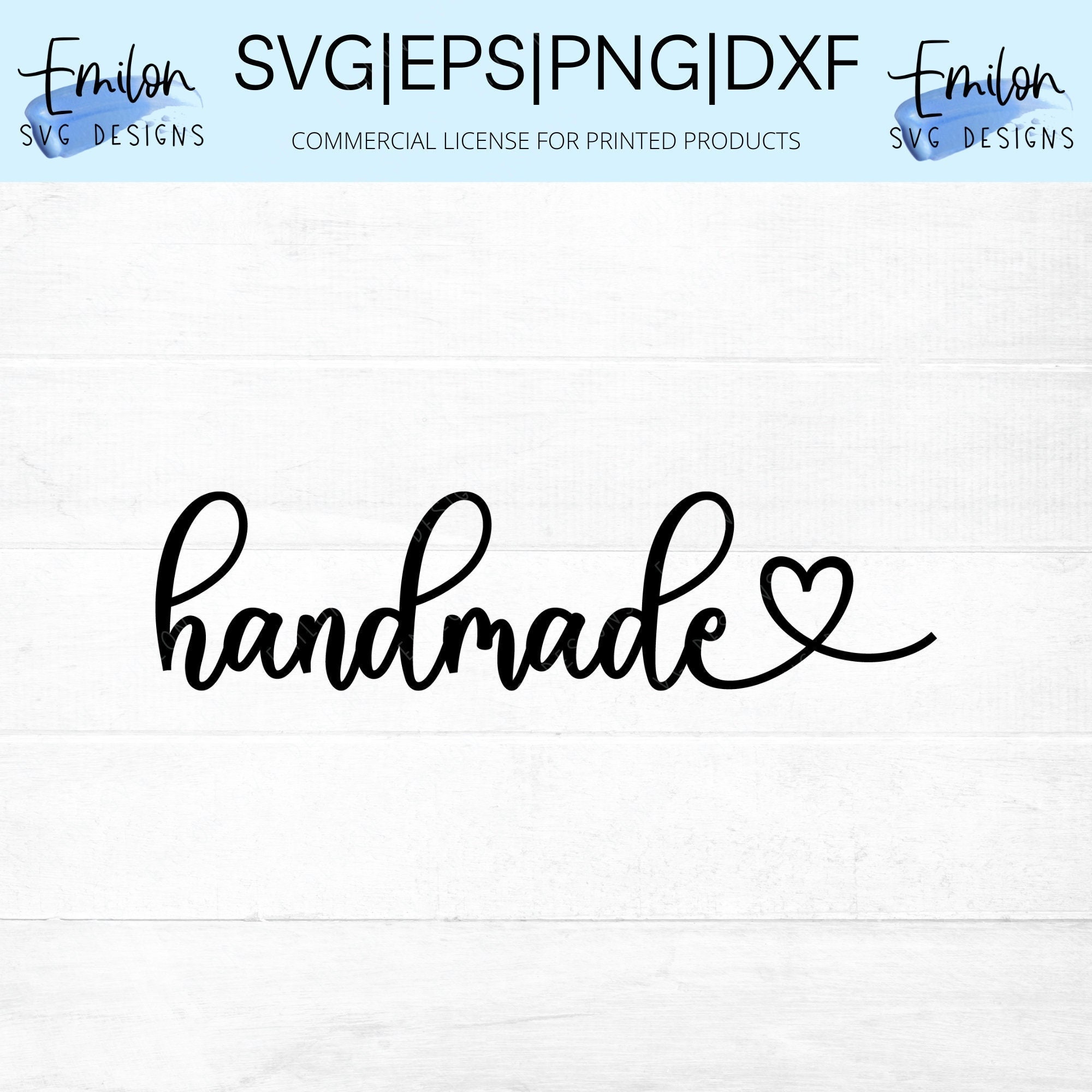 Handmade SVG Cut File for Cricut and Silhouette PNG EPS Dxf - Etsy Canada