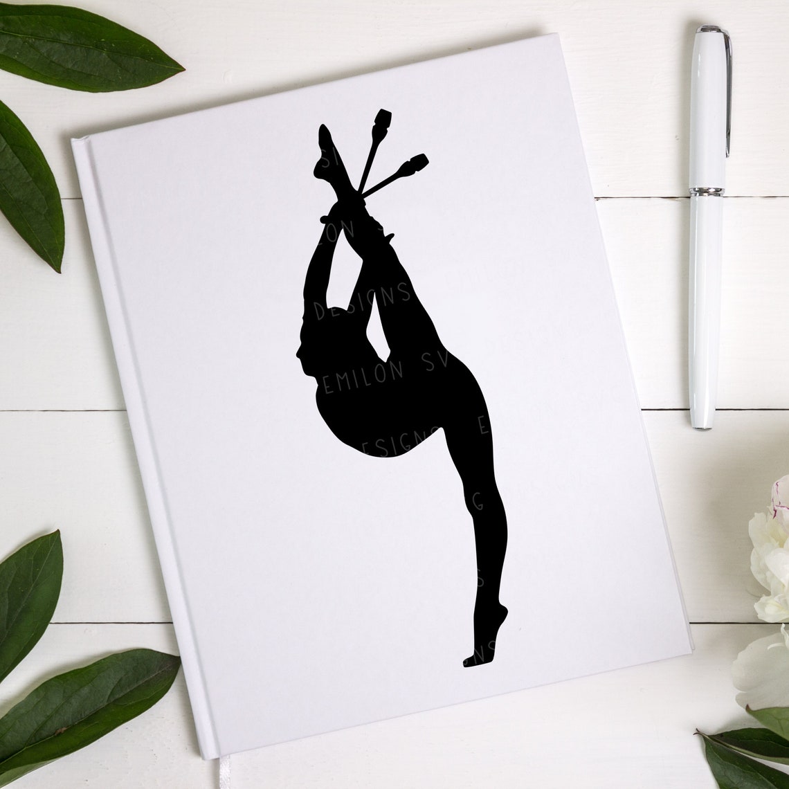 Rhythmic Gymnastics SVG bundle with leaps balances rope | Etsy