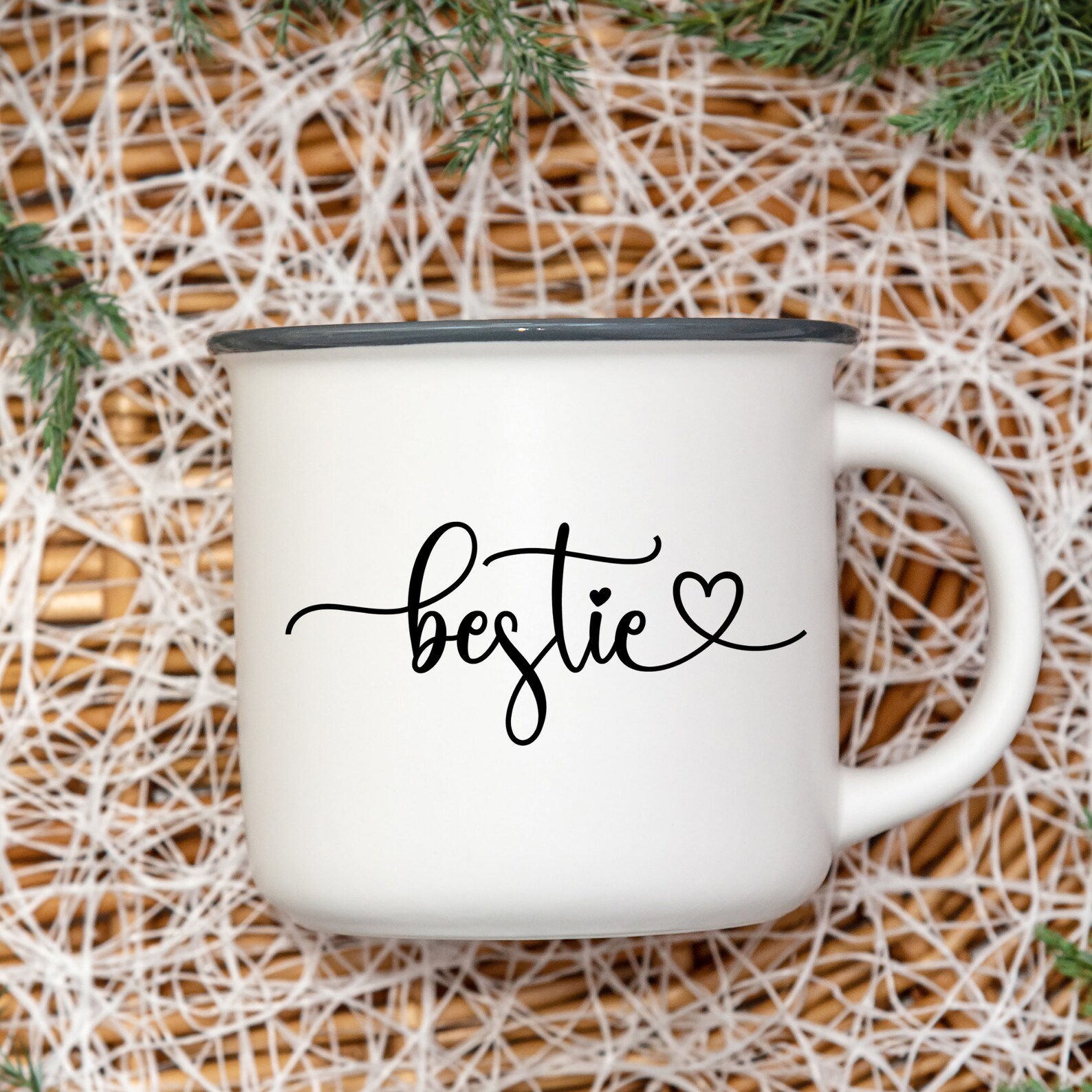 Bestie SVG Cut File for Cricut and Silhouette With Heart - Etsy