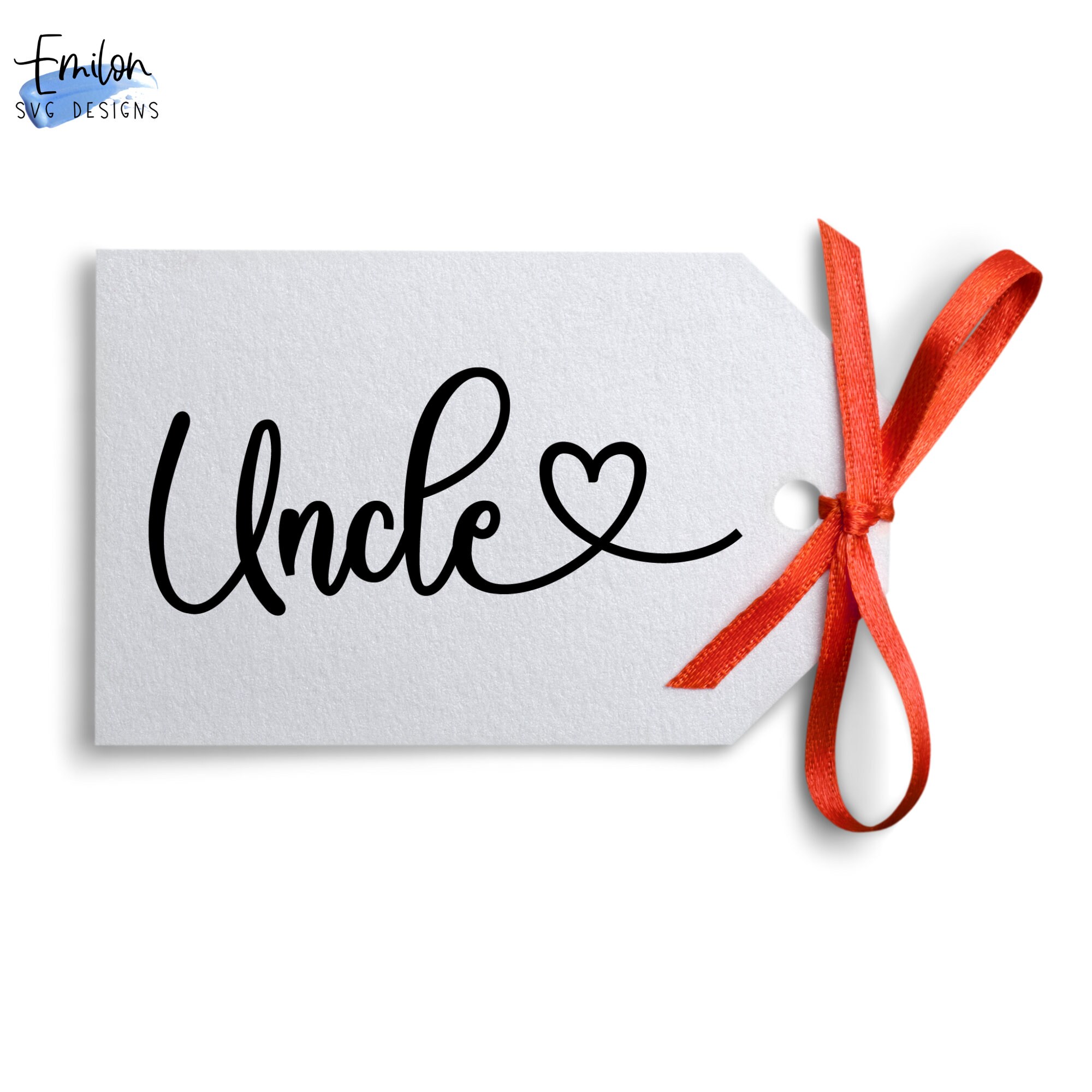 Uncle SVG Cut File for Cricut and Silhouette With Heart - Etsy Canada