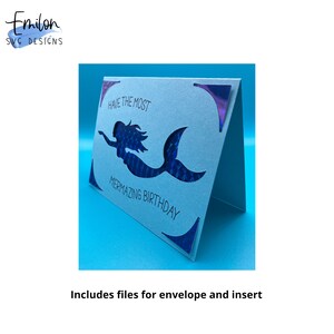 Have the Most Mermazing Birthday Insert Card SVG | Joy Compatible ...
