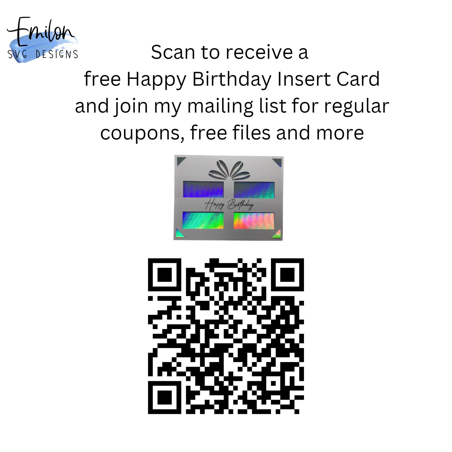 Happy Easter Insert Card SVG Cut File Cricut Joy Compatible - Etsy