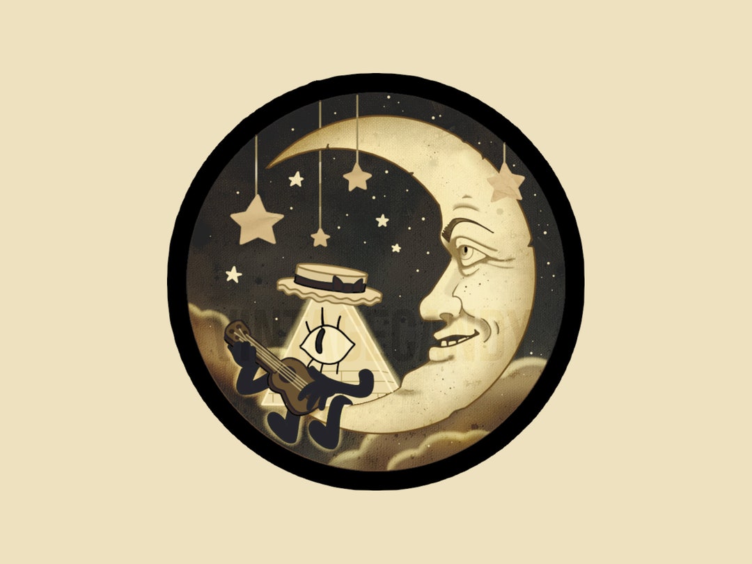 Bill Cipher || Paper Moon || Vinyl Sticker || Waterproof / Laminated - Etsy