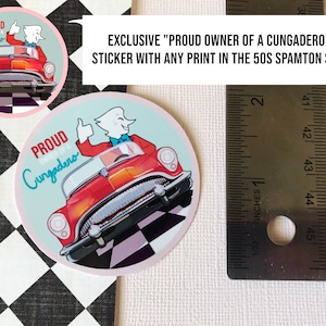 5x7 Matte Art Print/postcard - Big Shot Hotline - 50s Spamton ...