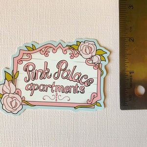 CORALINE || Pink Palace Sign || Vinyl Sticker || Waterproof / Laminated ...