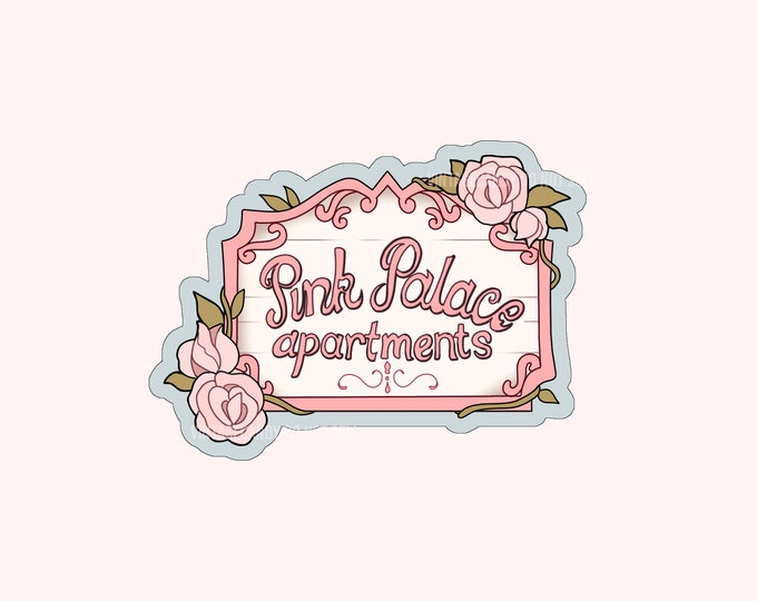 CORALINE || Pink Palace Sign || Vinyl Sticker || Waterproof / Laminated ...