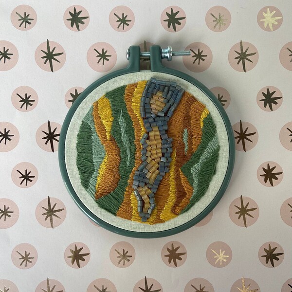 Abstract Embroidery - Etsy