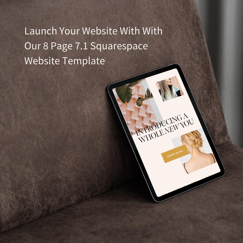 Squarespace Website Template for Hair, Salon, Hairstylist, Makeup ...