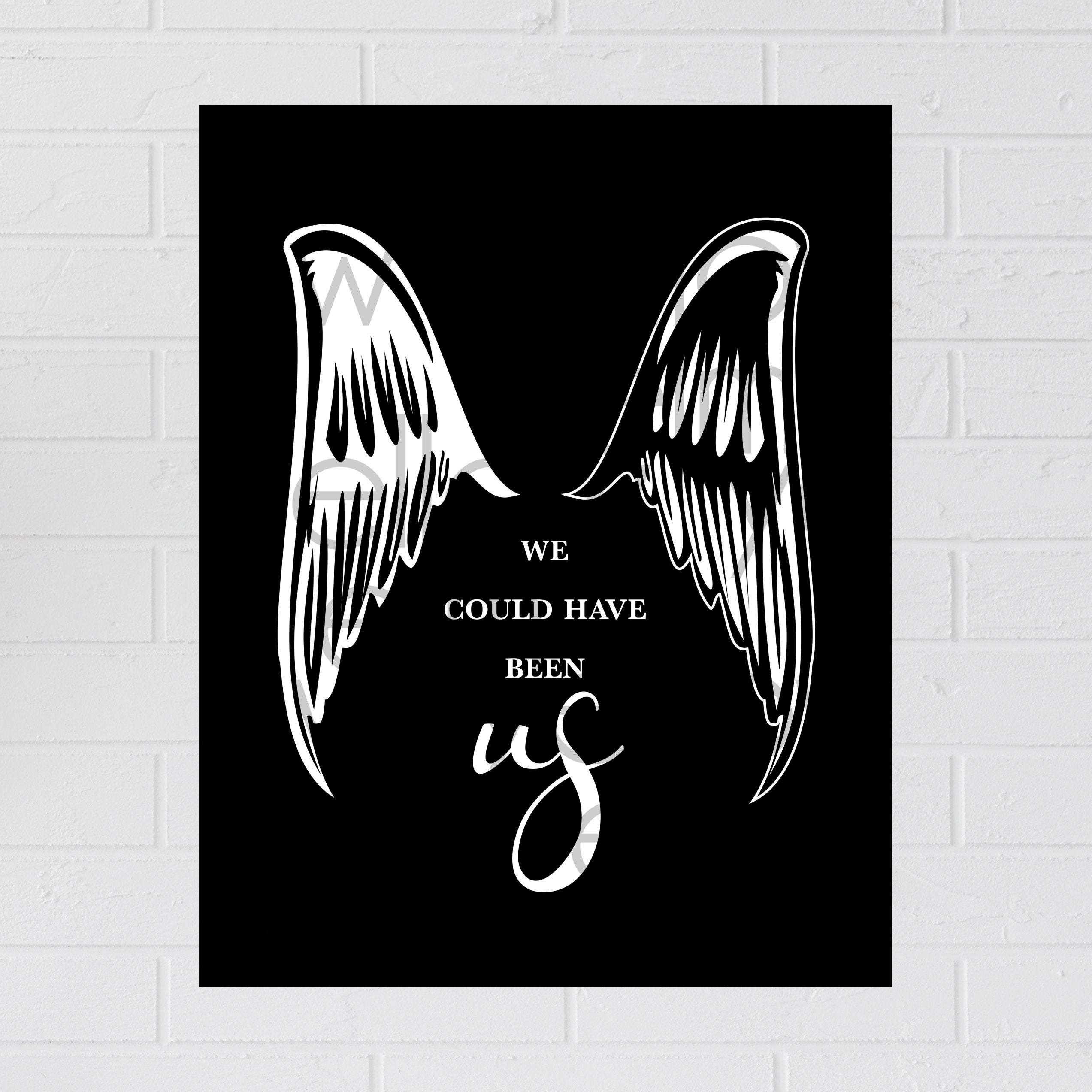 Good Omens Art, Good Omens Svg Jpg, Crowley and Aziraphale Wings, Angel ...