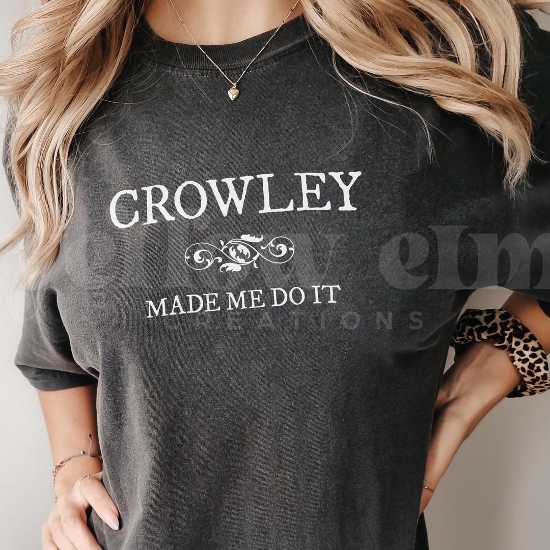 Good Omens Crowley SVG Cut File, PNG, JPG, Digital Download, Digital ...