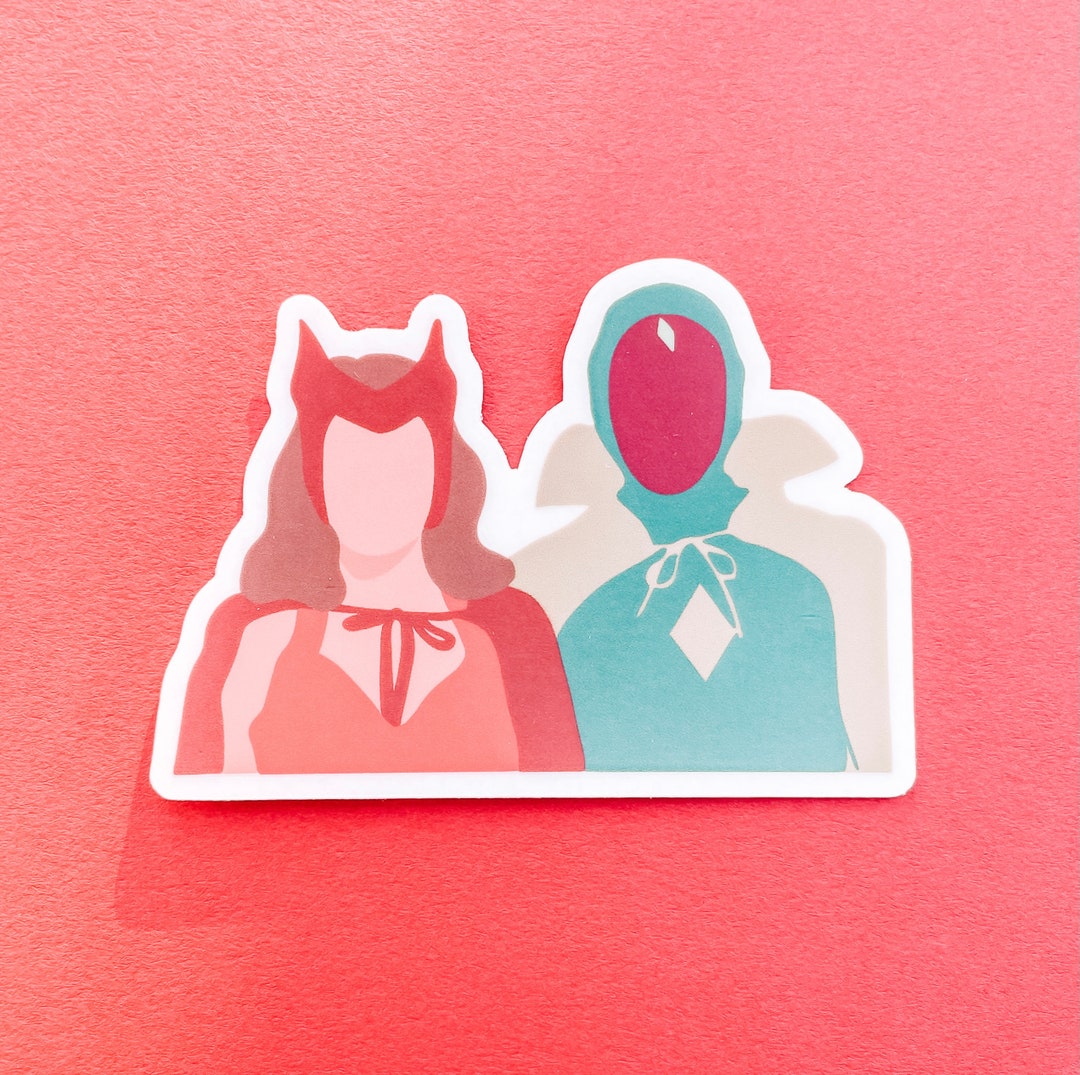Wandavision Sticker Disney Sticker Handmade Waterproof Sticker Marvel ...