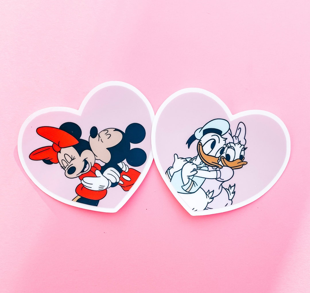 Disney Couples Sticker | Mickey Minnie and Donald Daisy | Disney ...