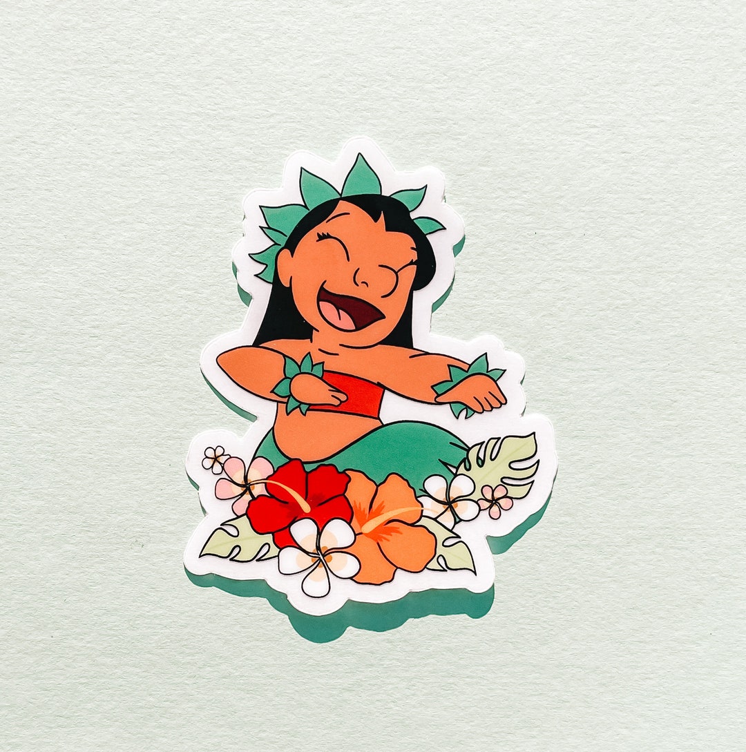 Lilo and Stitch Sticker | Disney Sticker | Handmade Waterproof Sticker ...