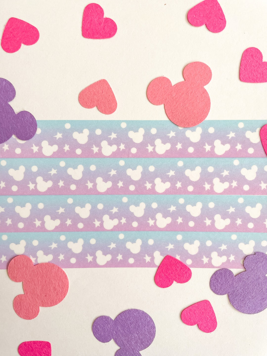 Blue and Purple Ombré Mickey Mouse Washi Tape - Etsy