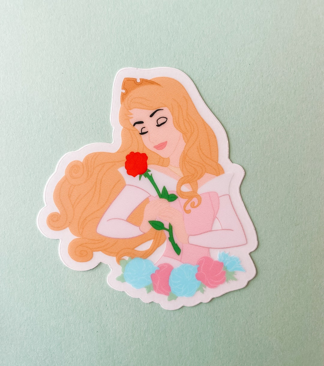 Sleeping Beauty Sticker Disney Sticker Handmade Waterproof Sticker ...