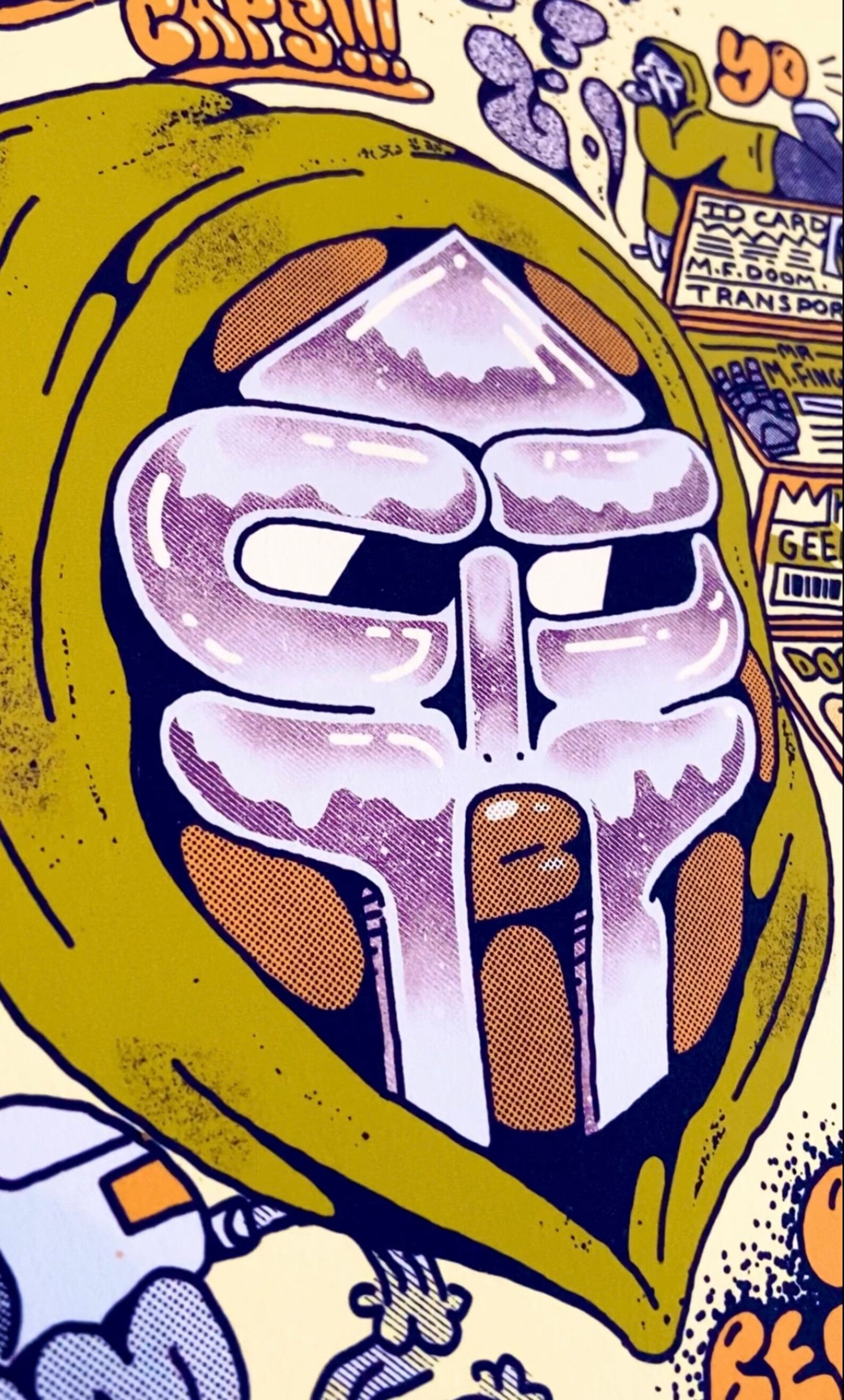 MF DOOM Giclee Print - Etsy UK