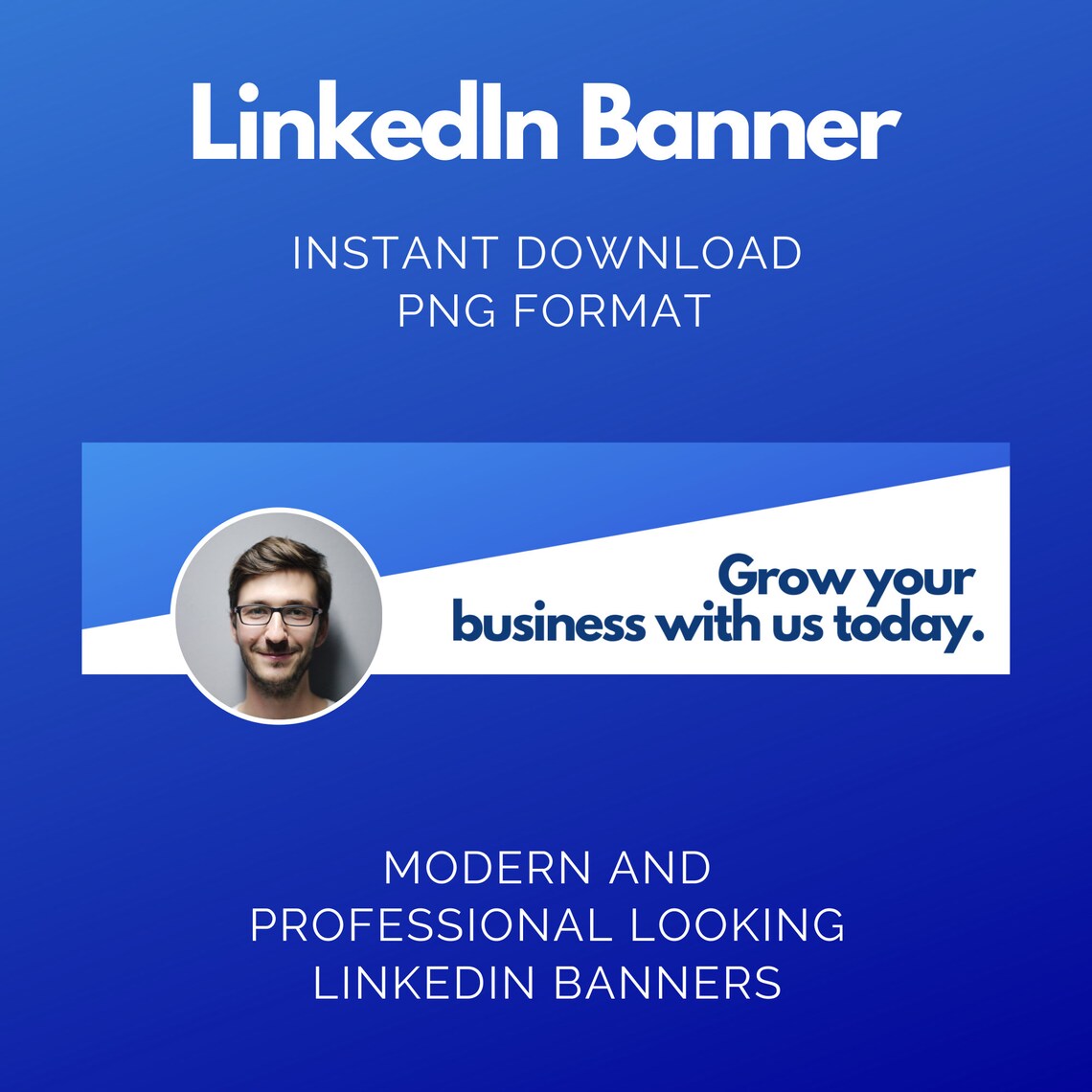 LinkedIn Banner template for your personal profile INSTANT | Etsy