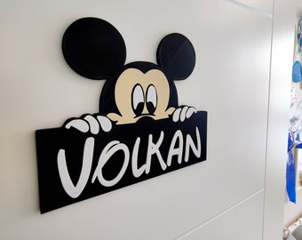 Custom Mickey Mouse Sign - Etsy