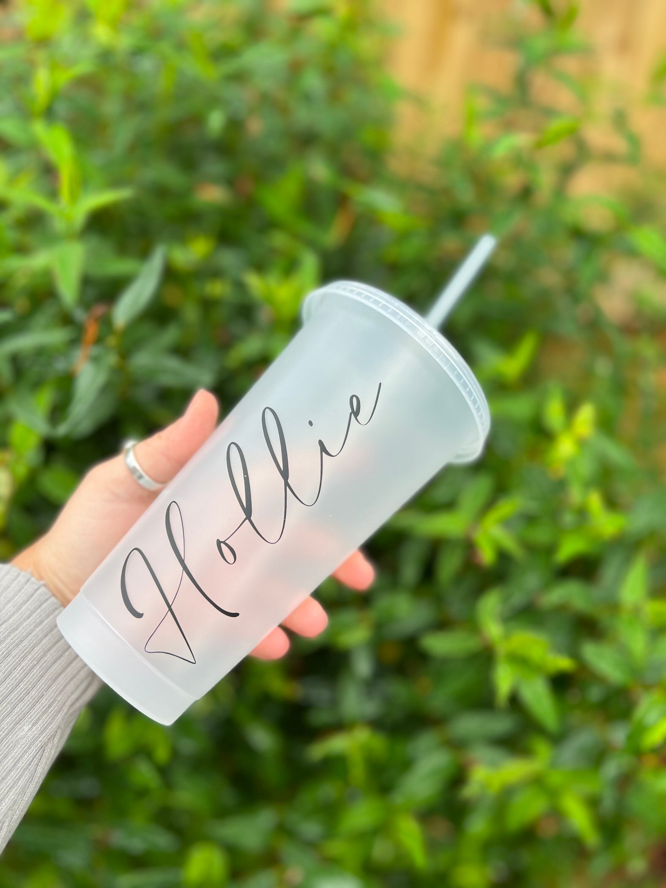 Personalised Cold Cup | Cold Cup With Straw | Refillable Cup | Hen ...