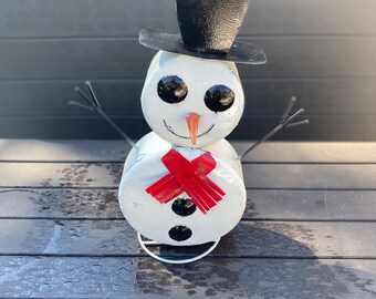 Metal Snowman Wall Art - Etsy