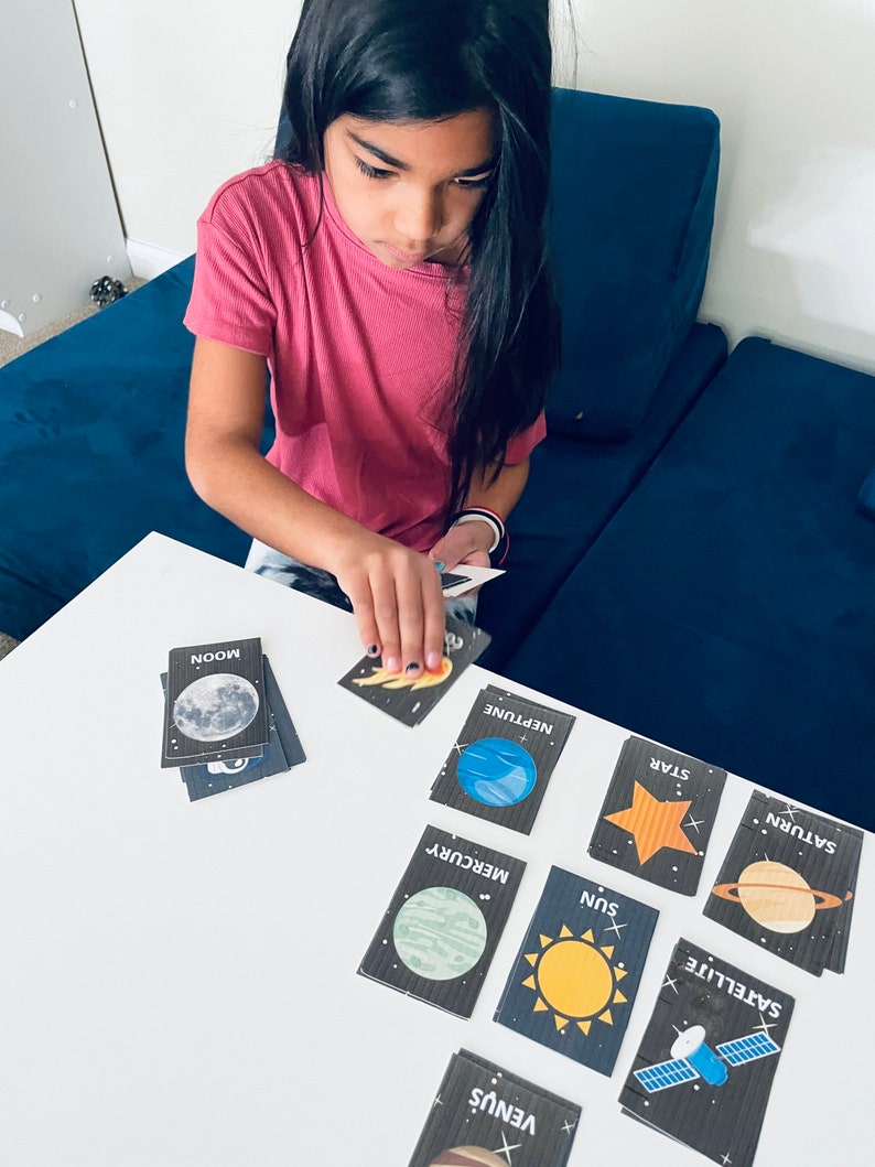 Montessori Space Matching Game, Homeschooling, Hand-on Learning - Etsy