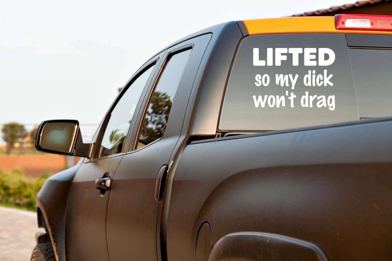 Lifted Truck Bumper Stickers