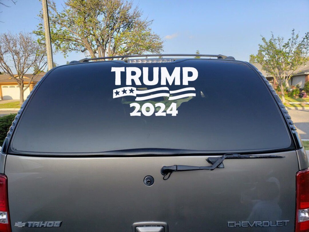 Trump 2024 Political Car Decal Trump Bumper Sticker Laptop - Etsy