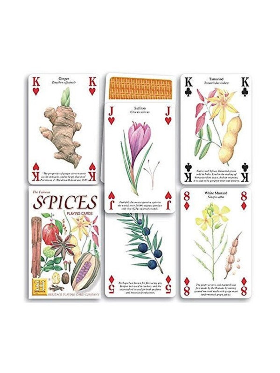 Spices Standard Set of 52 Playing Cards + Jokers - Etsy