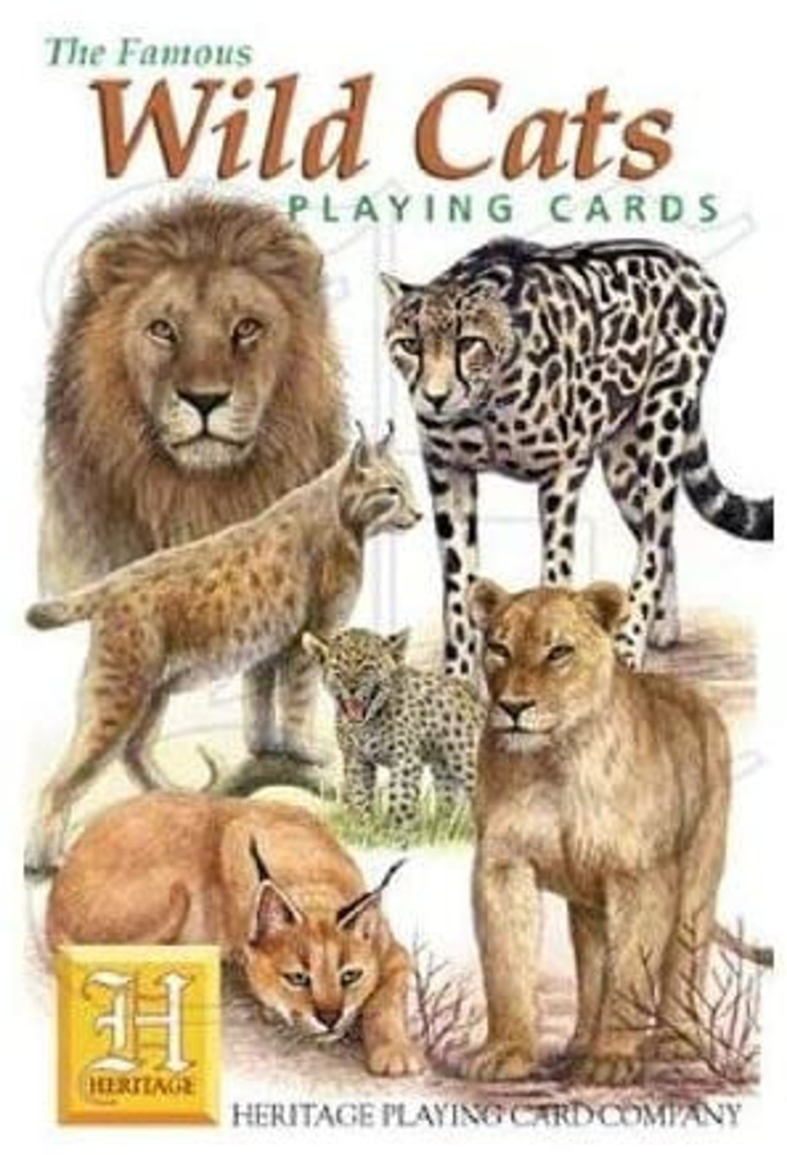 Wild Cats Set of 52 Playing Cards + Jokers - Etsy