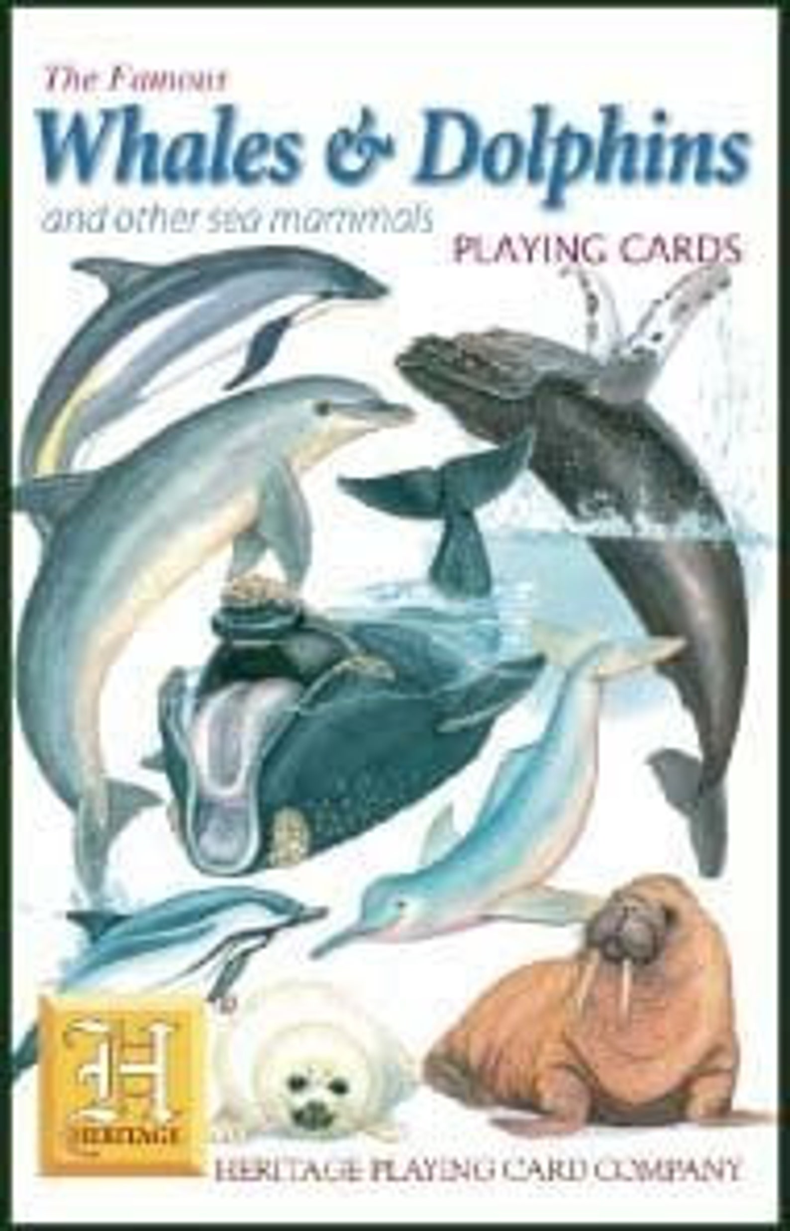 Whales and Dolphins Set of 52 Playing Cards Jokers - Etsy UK