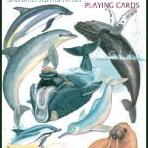 Whales and Dolphins Set of 52 Playing Cards + Jokers - Etsy