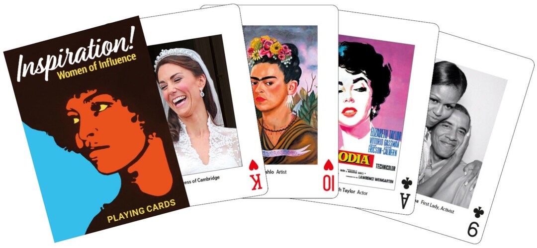 Inspiration! Women of Influence Standard Set of 52 Playing Cards ...