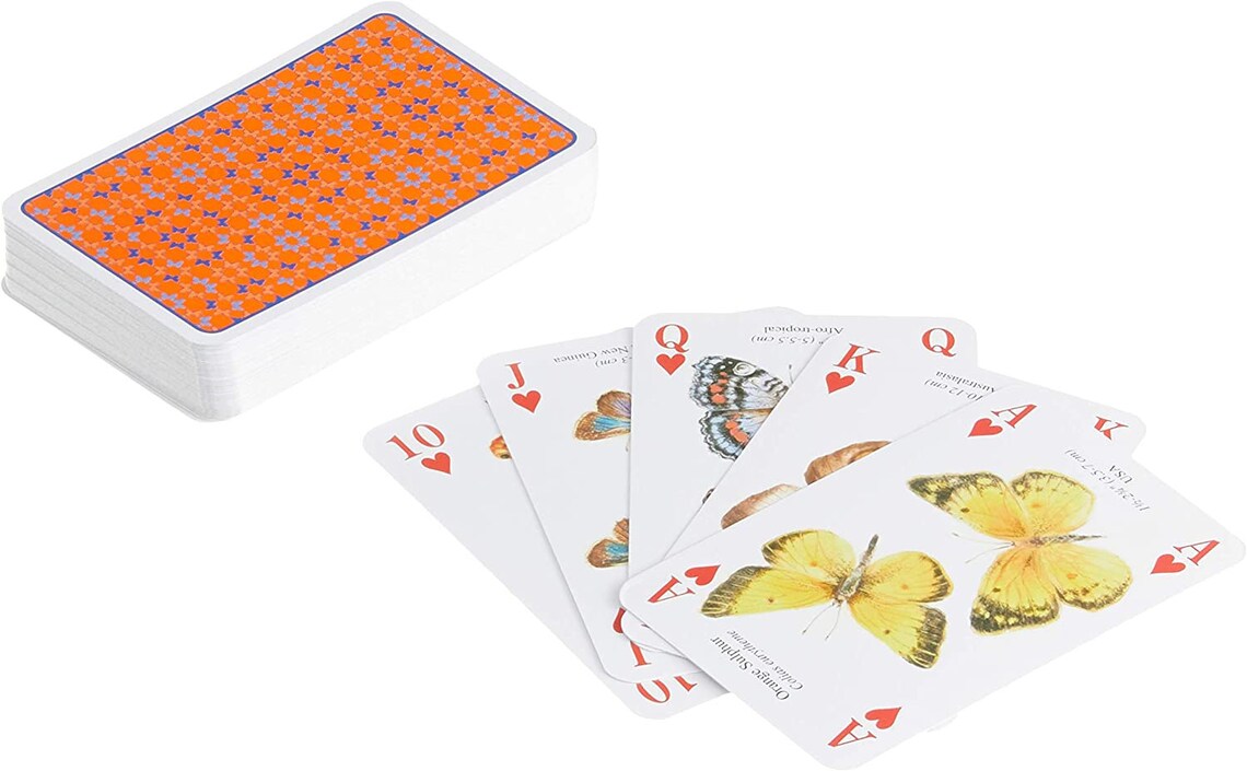 Butterflies of the World Standard Set of 52 Playing Cards - Etsy