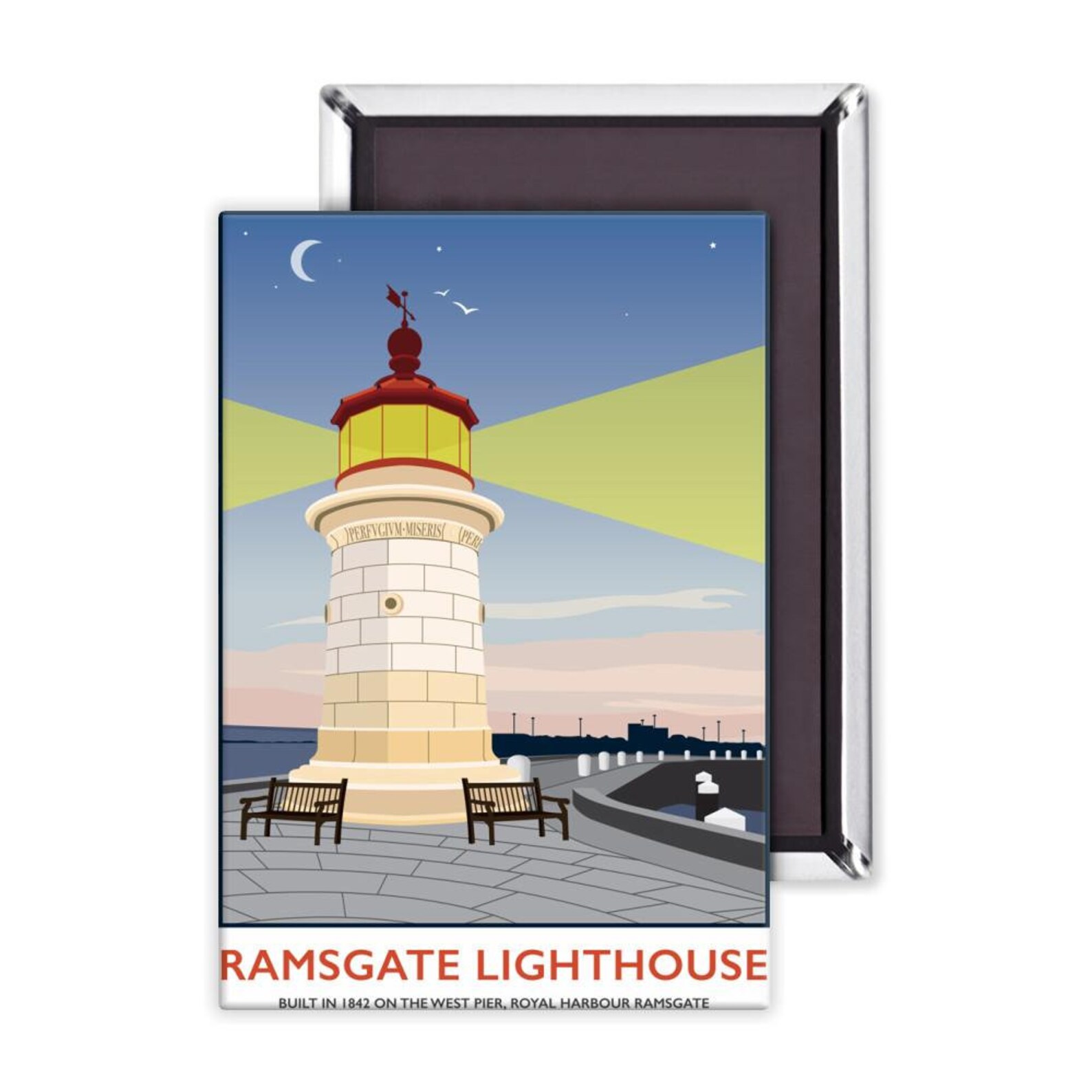 Ramsgate Lighthouse Fridge Magnet - Etsy UK