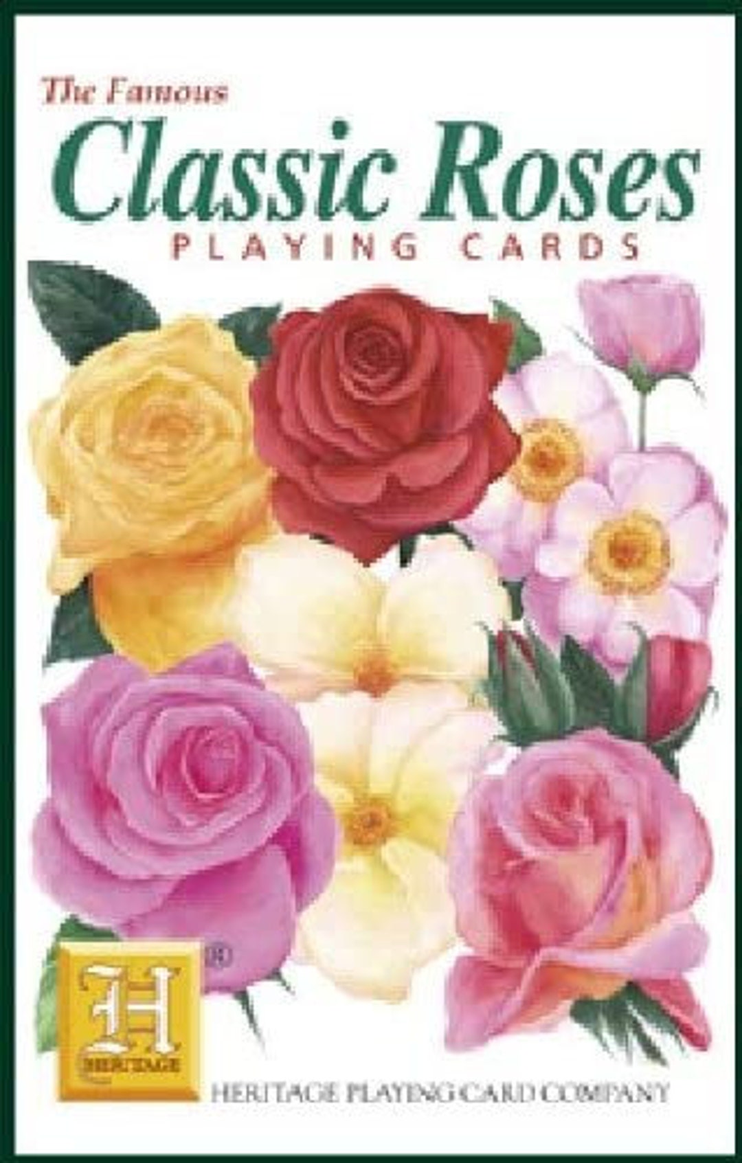 Classic Roses Standard Set of 52 Playing Cards Jokers - Etsy